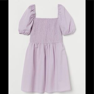 H&M | Dresses | Cute Purple Dress Hm Puffsleeves | Poshmark
